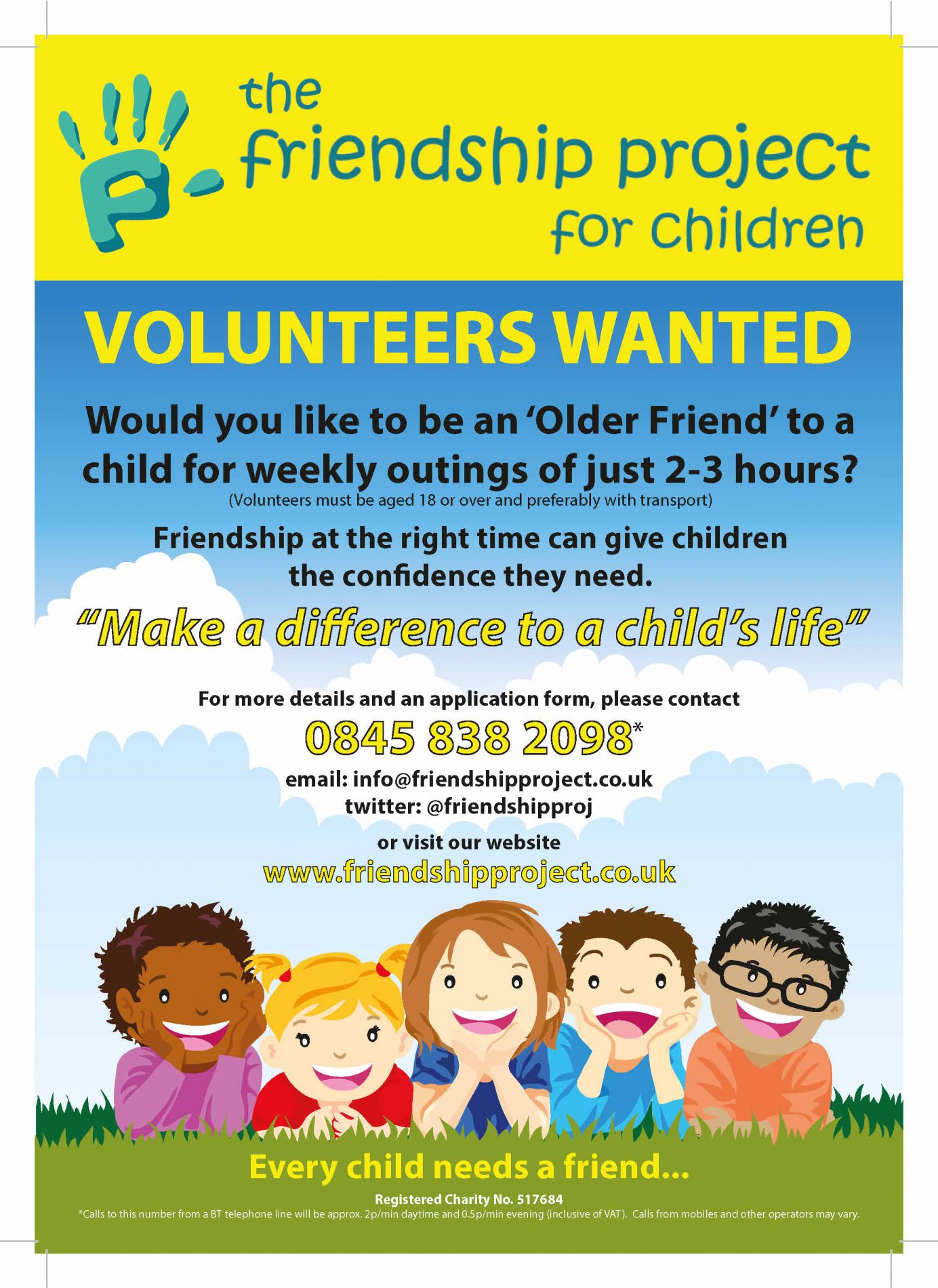 Donation to the Friendship Project for Children | O'Brien Contractors